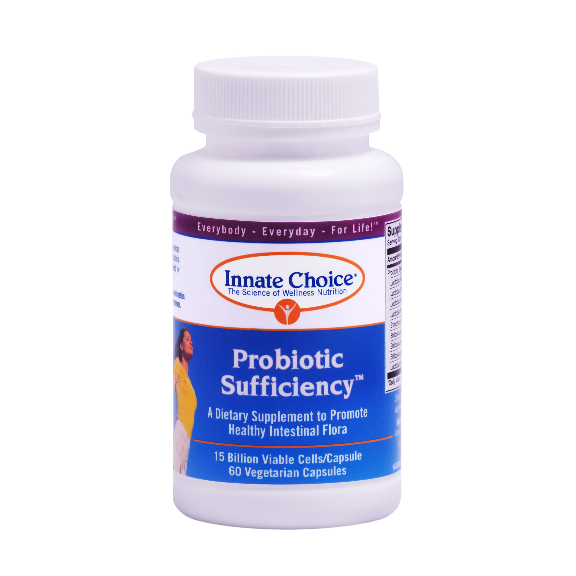 Innate Choice® PROBIOTIC SUFFICIENCY™ Vegetarian Probiotic Supplement ...